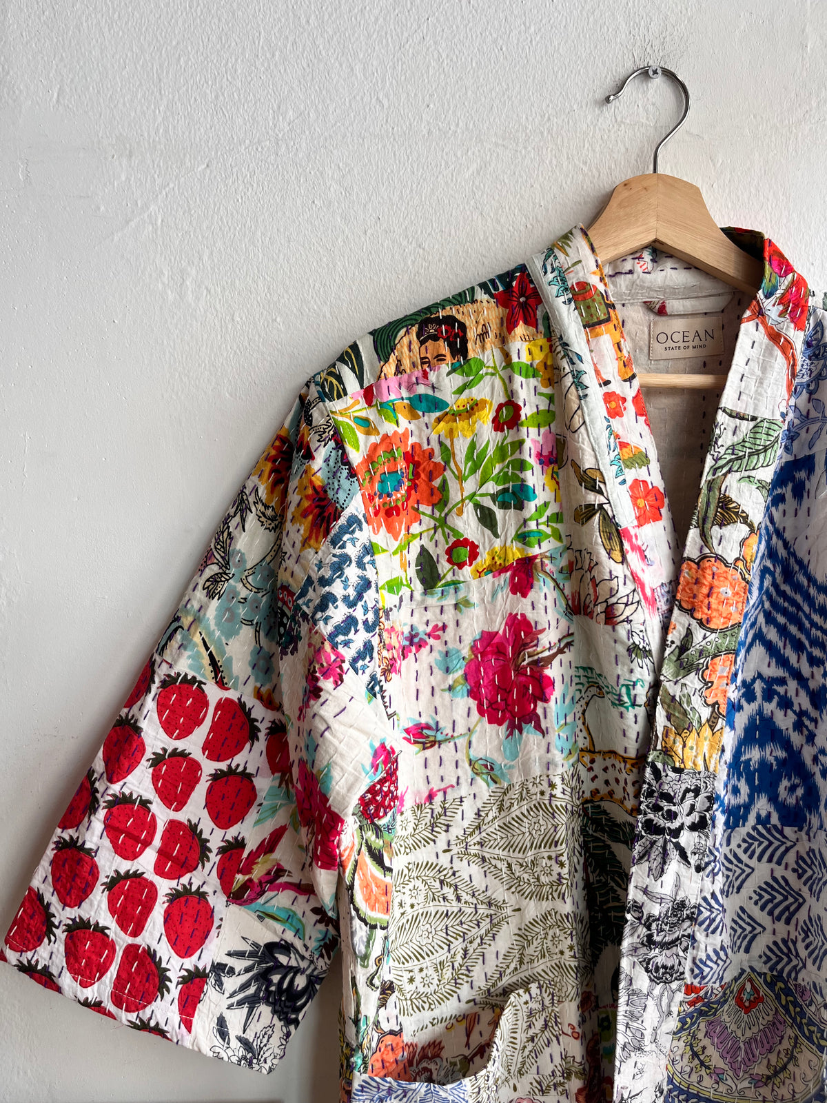 Multi Patchwork Kimono – Ocean State of Mind PR