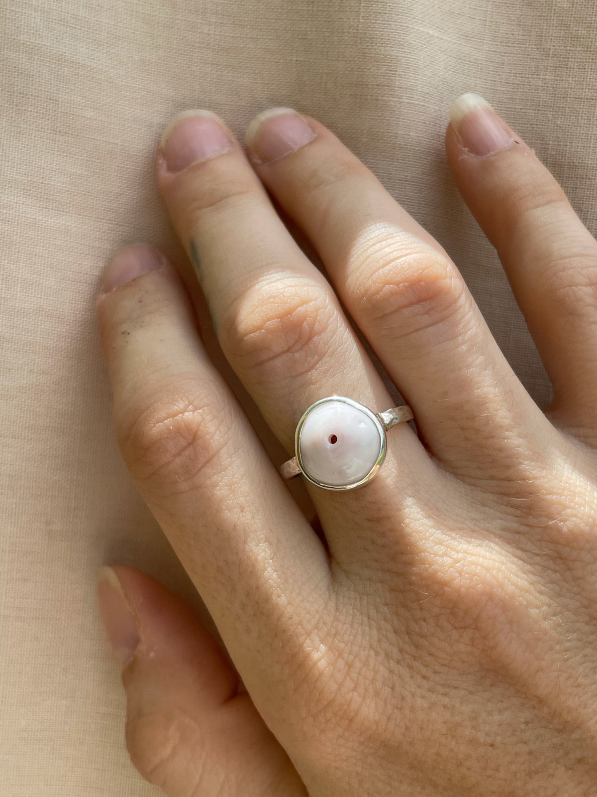Puka Shell Ring – Ocean State of Mind PR
