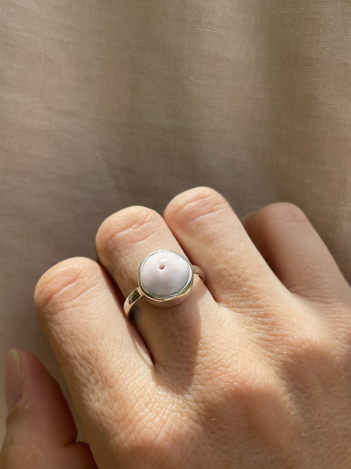 Puka Shell Ring – Ocean State of Mind PR